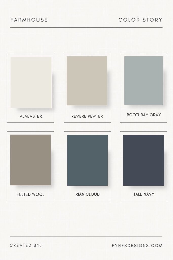Make a Cozy Home with This Timeless Farmhouse Color Palette | Fynes Designs