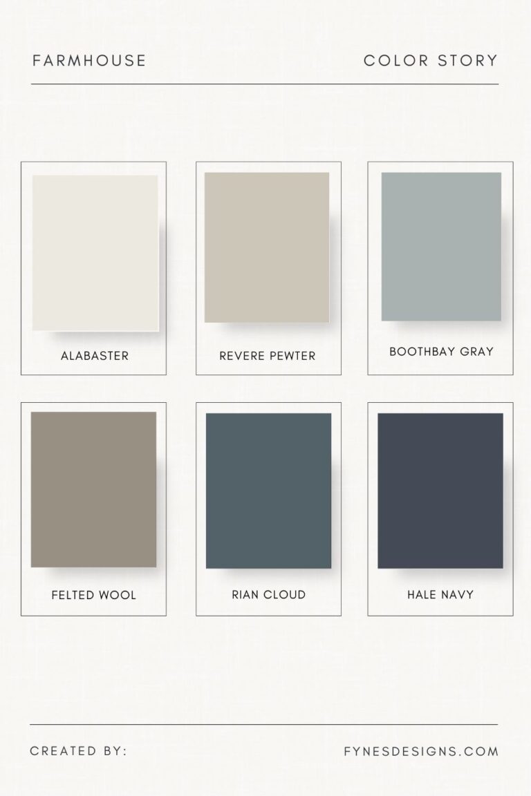 Make a Cozy Home with This Timeless Farmhouse Color Palette | Fynes Designs