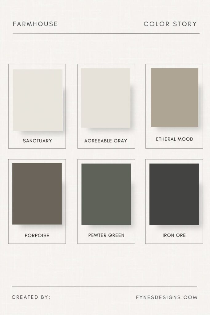 Make a Cozy Home with This Timeless Farmhouse Color Palette | Fynes Designs