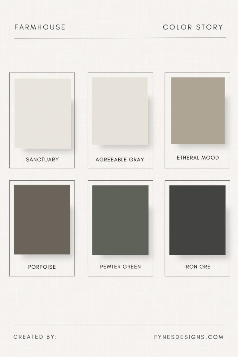 Make a Cozy Home with This Timeless Farmhouse Color Palette | Fynes Designs