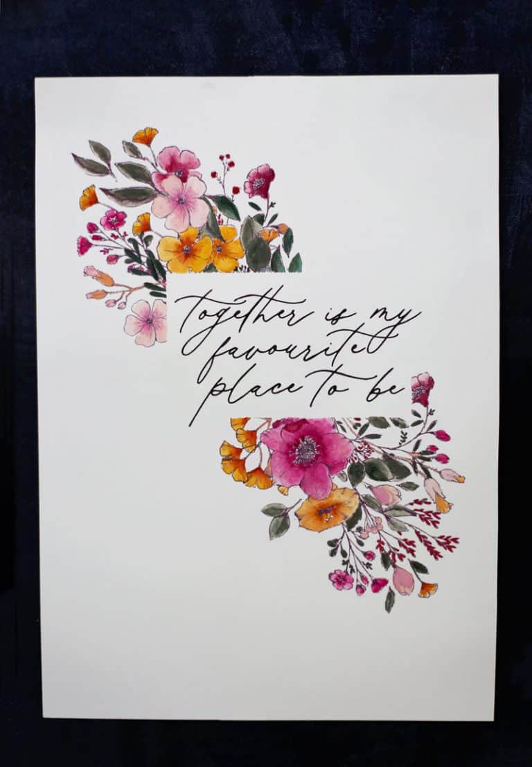 How to Print on Watercolor Paper | Fynes Designs