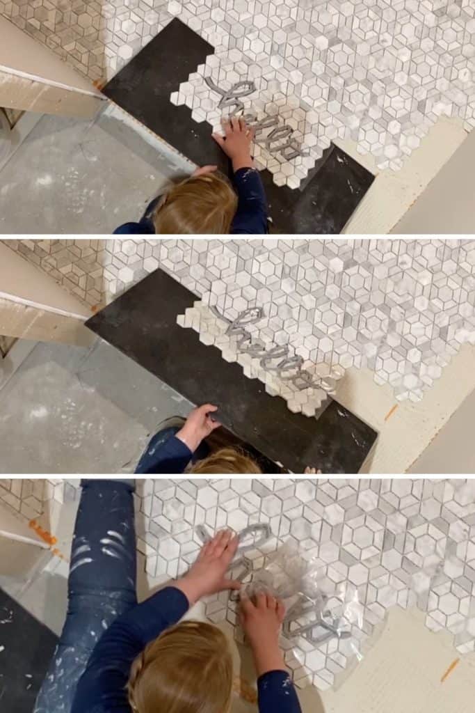 Tile Lettering Tutorial | US interior design | Fynes Designs