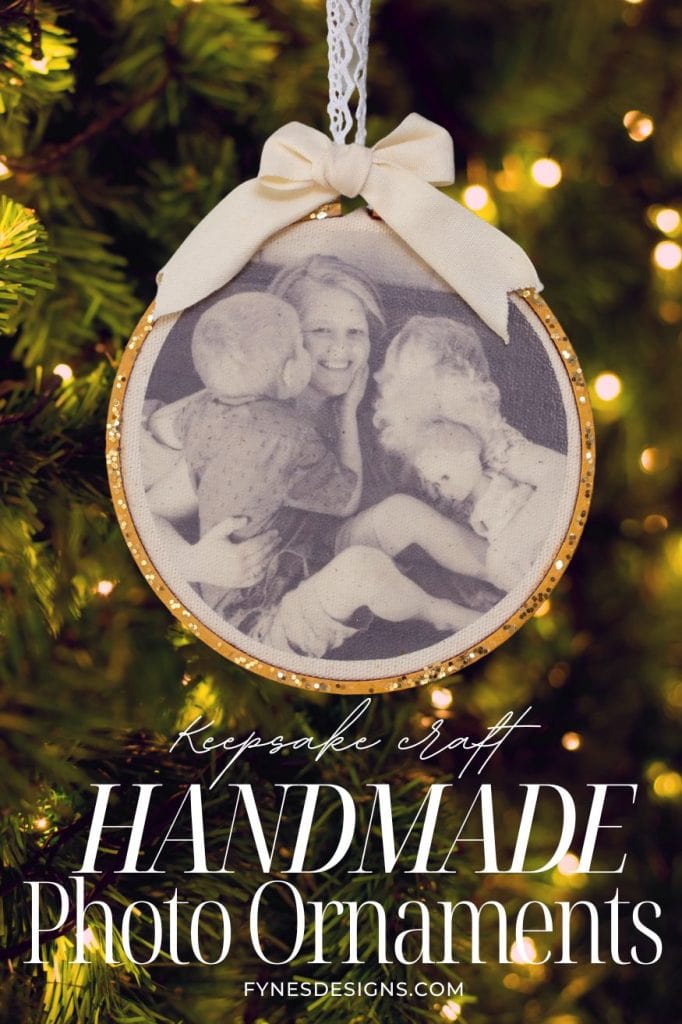 Easy Picture Frame Ornament Craft for Personalized Gifts | Fynes Designs