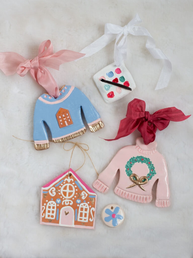 Christmas Air Dry Clay Ideas: Easy & Cute DIY Ornaments | Fynes Designs