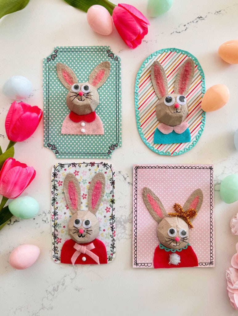 Fun And Easy Bunny Crafts For Kids: Egg Carton Easter Bunny | Fynes Designs