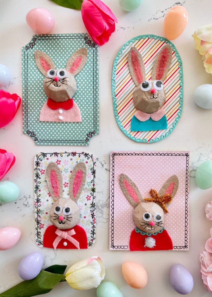 Fun And Easy Bunny Crafts For Kids: Egg Carton Easter Bunny | Fynes Designs