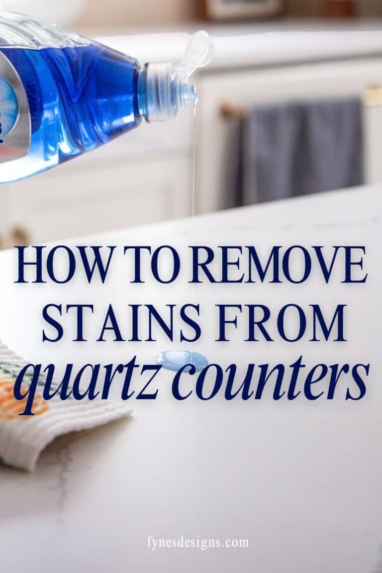 Easy Cleaning: How To Remove Stains From Quartz Countertops | Fynes Designs